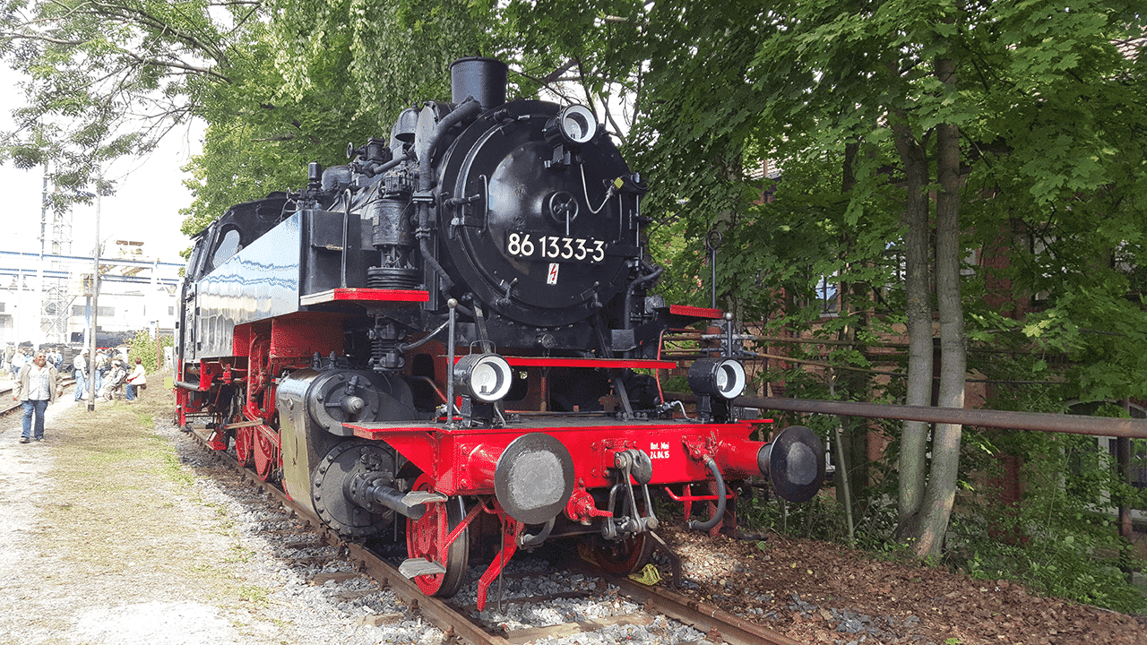 Dampfzug