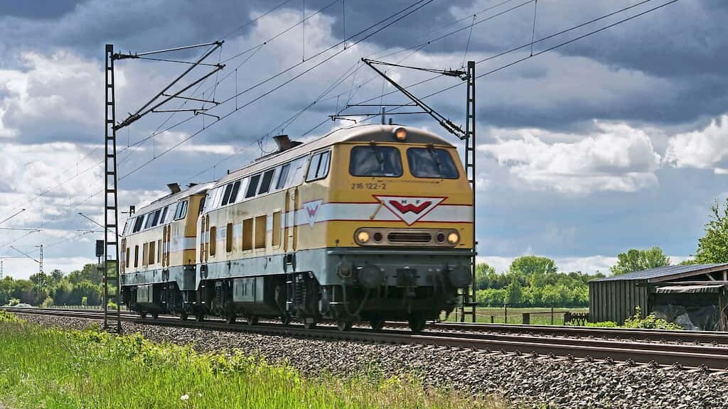 DB Class 216 - large diesel locomotive of the DB AG