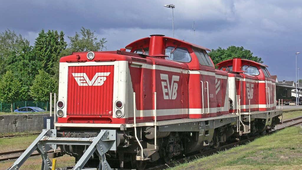 DB Class V 100 - Locomotive with diesel-hydraulic drive